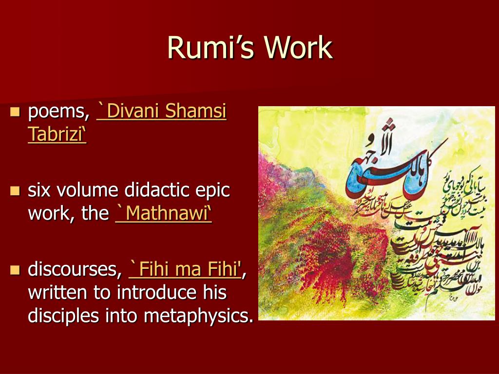 PPT - SUFISM and MAWLANA JALALUDDIN RUMI PowerPoint Presentation, free ...