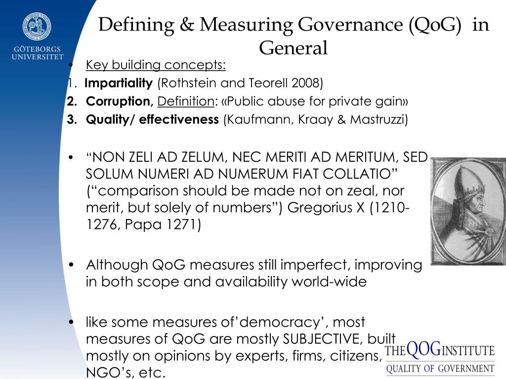 PPT - Measuring Sub-National Governance in Europe: Insights from the ...