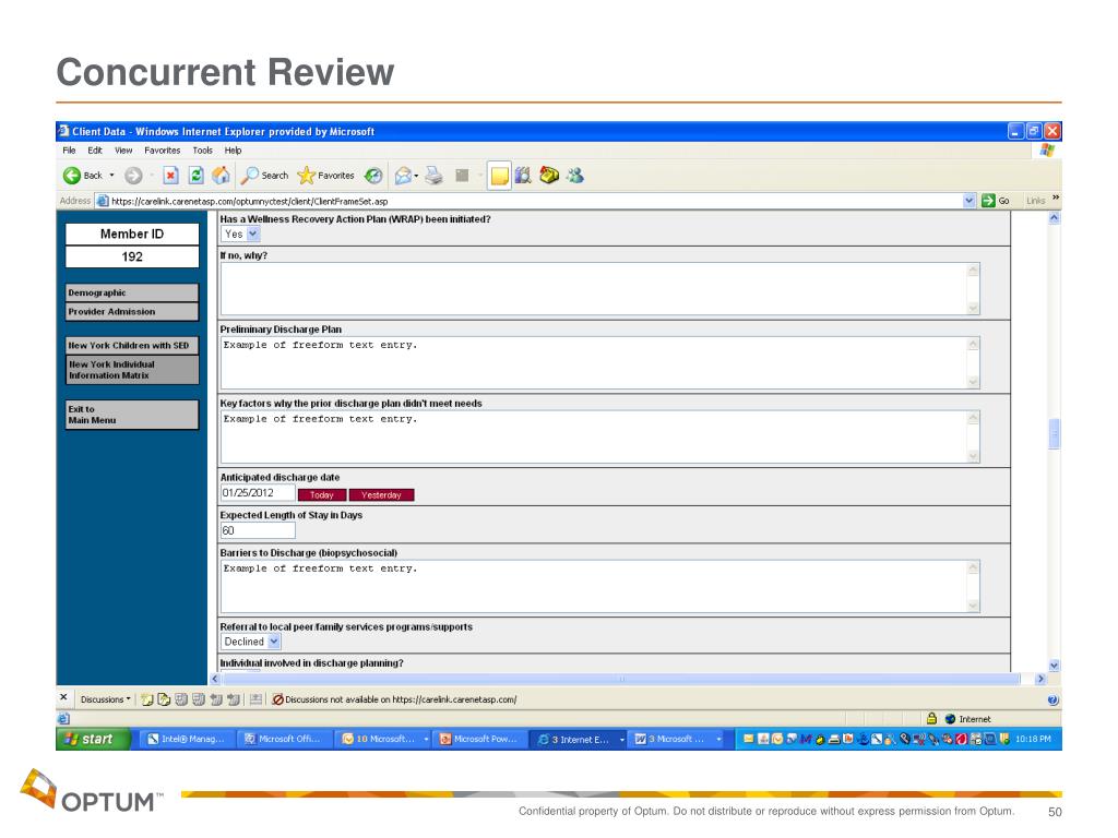PPT - OptumHealth NYC BHO Provider Training PowerPoint Presentation ...