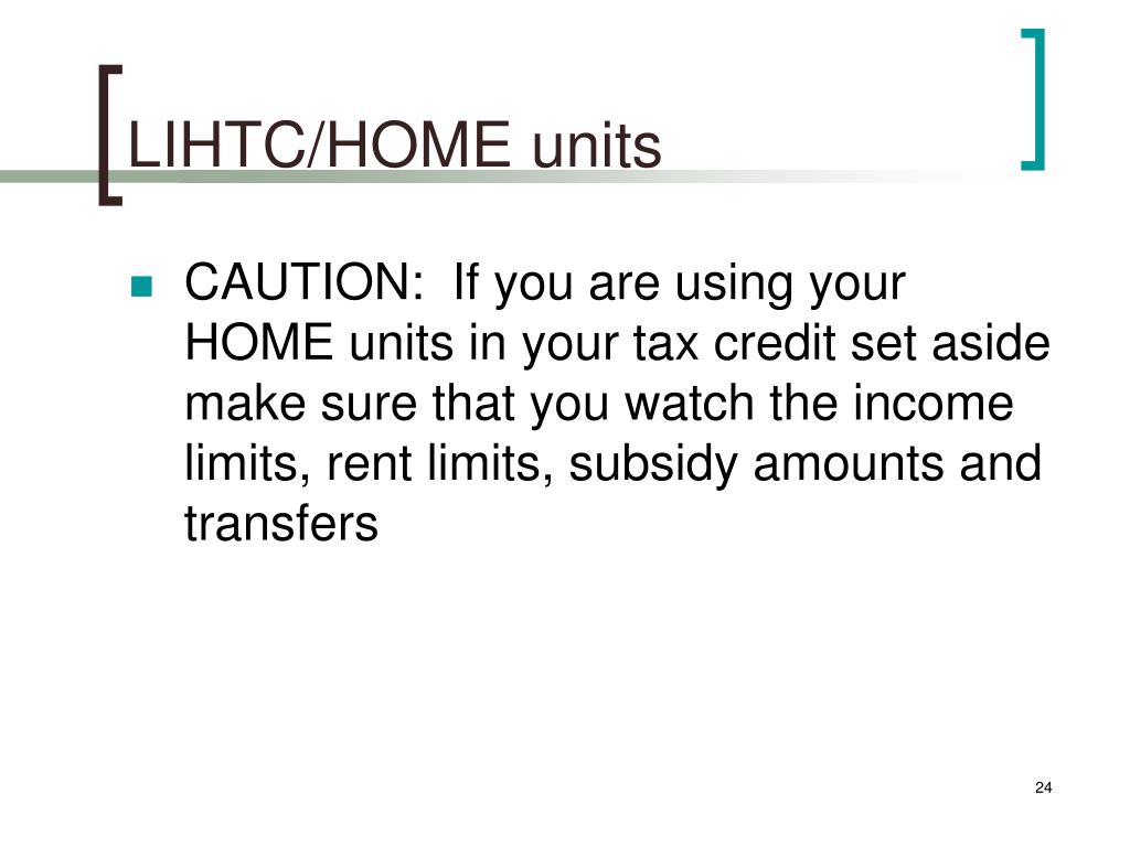 PPT - HOME Multi Family HOME/LIHTC TRAINING PowerPoint Presentation ...