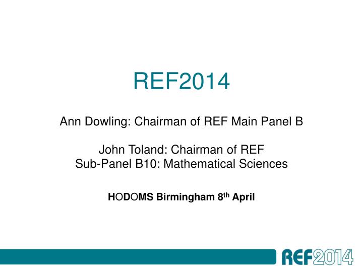 PPT - REF2014 PowerPoint Presentation, free download - ID:3387684
