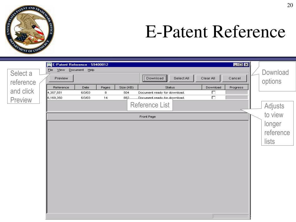 PPT - Patent E-commerce at the United States Patent and Trademark ...