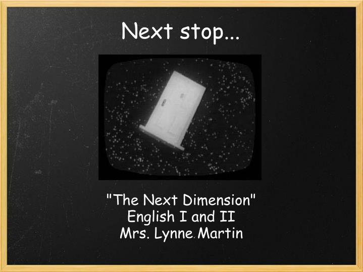 PPT - Next stop... N PowerPoint Presentation, free download - ID:3388597