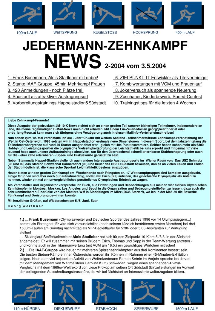 PPT - Liebe Zehnkampf-Freunde! PowerPoint Presentation, free download ...