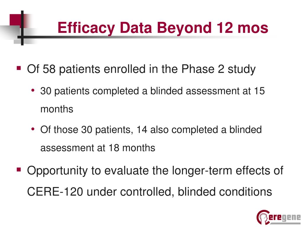 PPT - AAV2-NRTN (CERE-120) In Parkinson’s Disease: Phase 2 Trial ...