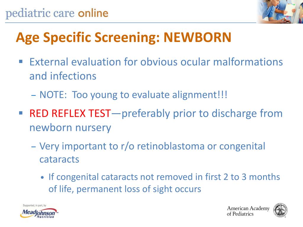 PPT - Pediatric Vision Screening David Granet, MD, FAAP Chair, AAP ...