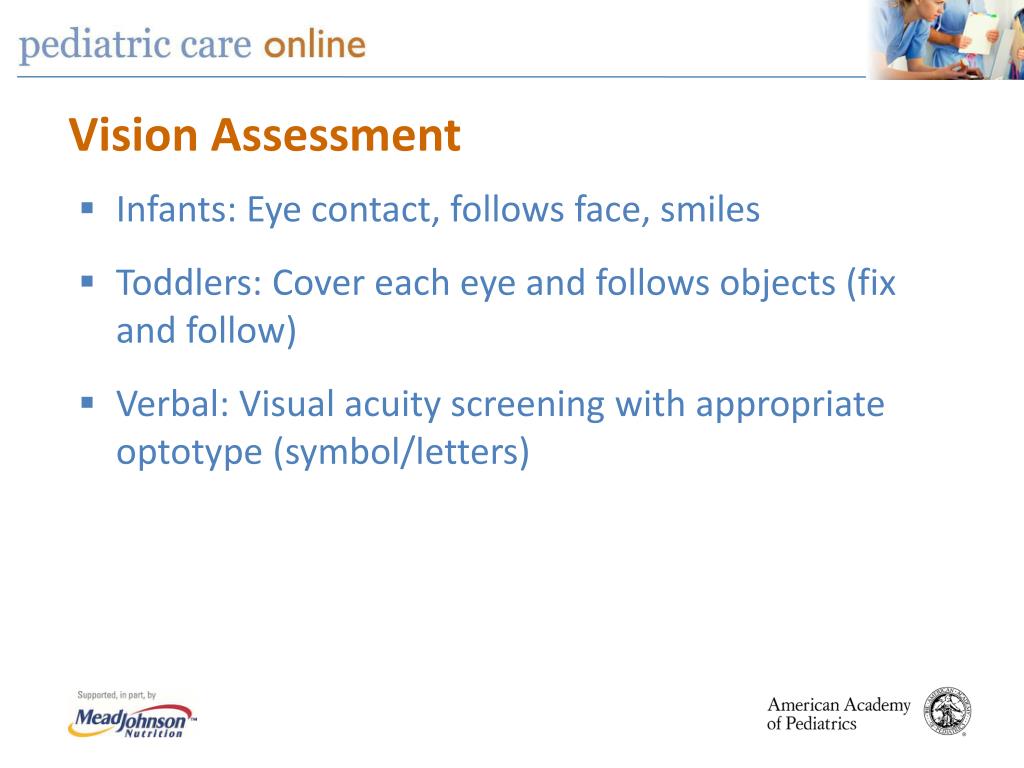 PPT - Pediatric Vision Screening David Granet, MD, FAAP Chair, AAP ...