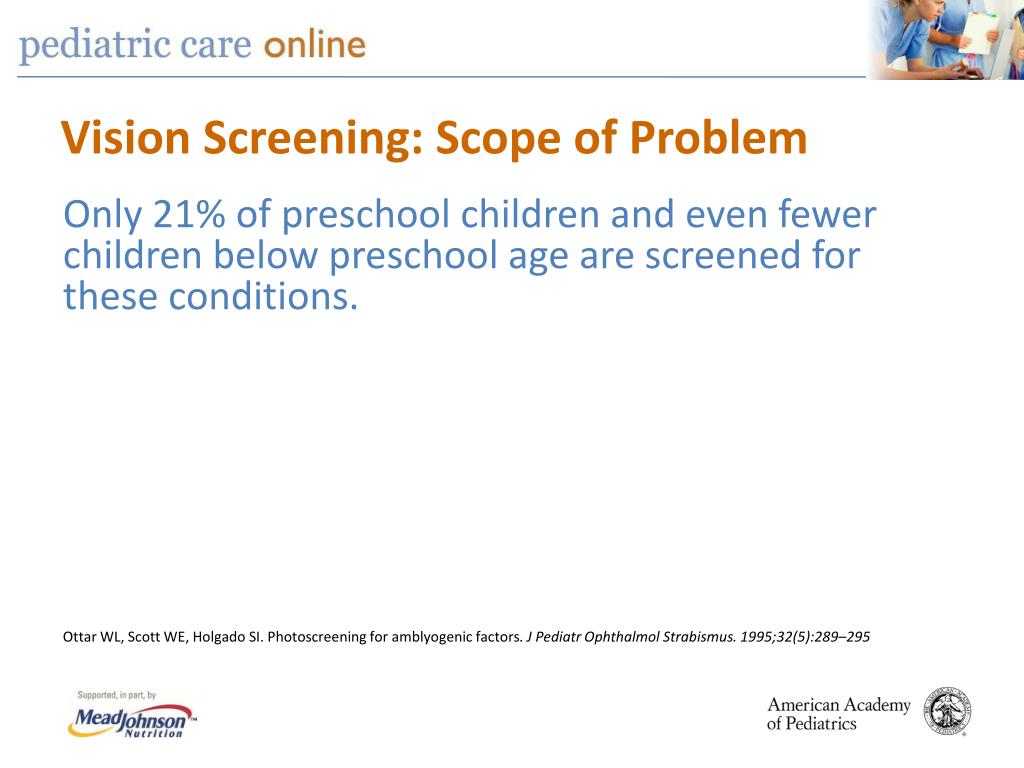 PPT - Pediatric Vision Screening David Granet, MD, FAAP Chair, AAP ...