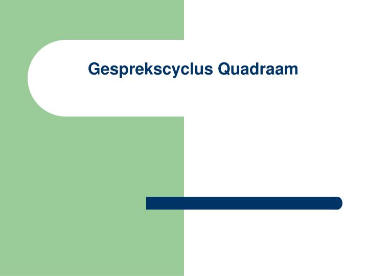 PPT - Gesprekscyclus Quadraam PowerPoint Presentation, free download ...