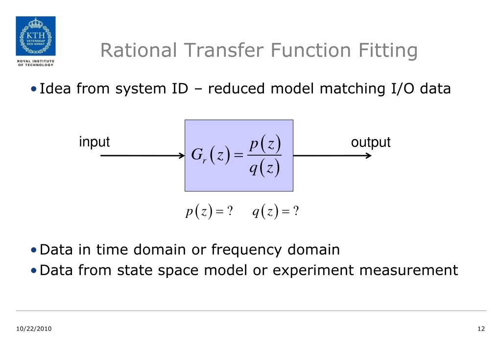 Ppt Parameterized Model Order Reduction Via Quasi Convex Optimization