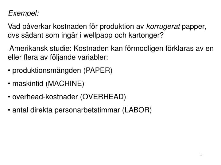 PPT - Exempel: PowerPoint Presentation, free download - ID:3390680