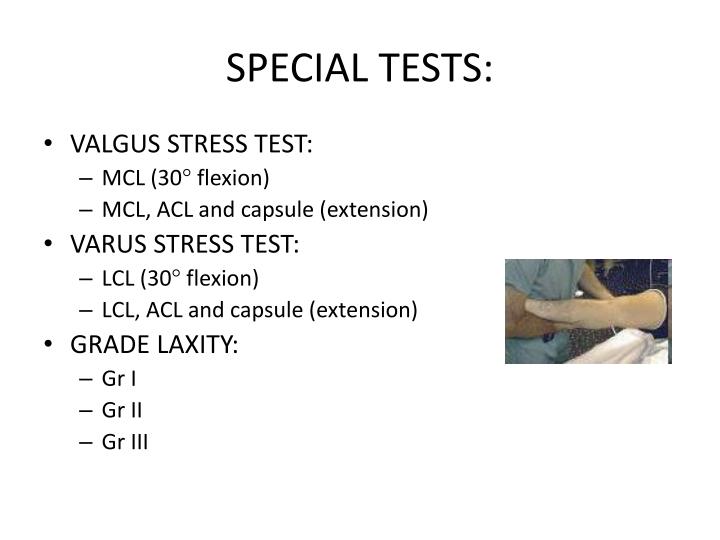 PPT - EXAMINATION OF THE KNEE PowerPoint Presentation - ID:3391057