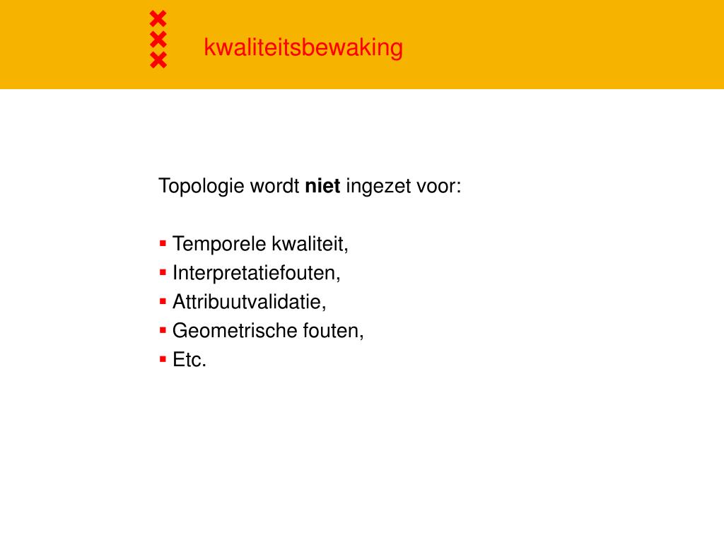 PPT - Waarom Amsterdam niet zonder topologie kan. PowerPoint ...