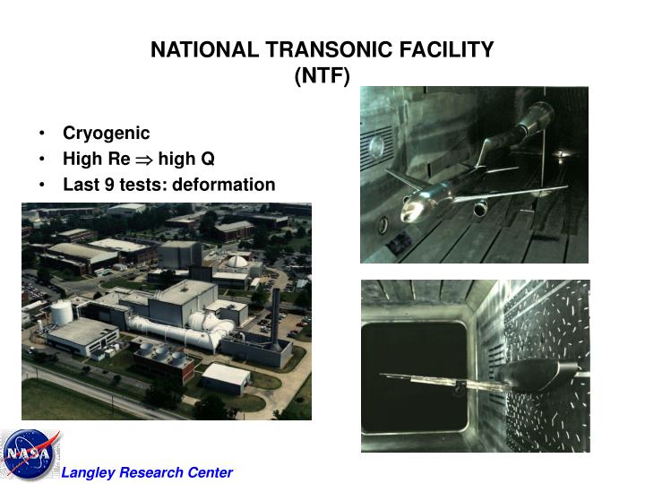 PPT - MODEL DEFORMATION MEASUREMENTS AT NASA WIND TUNNELS USING ...