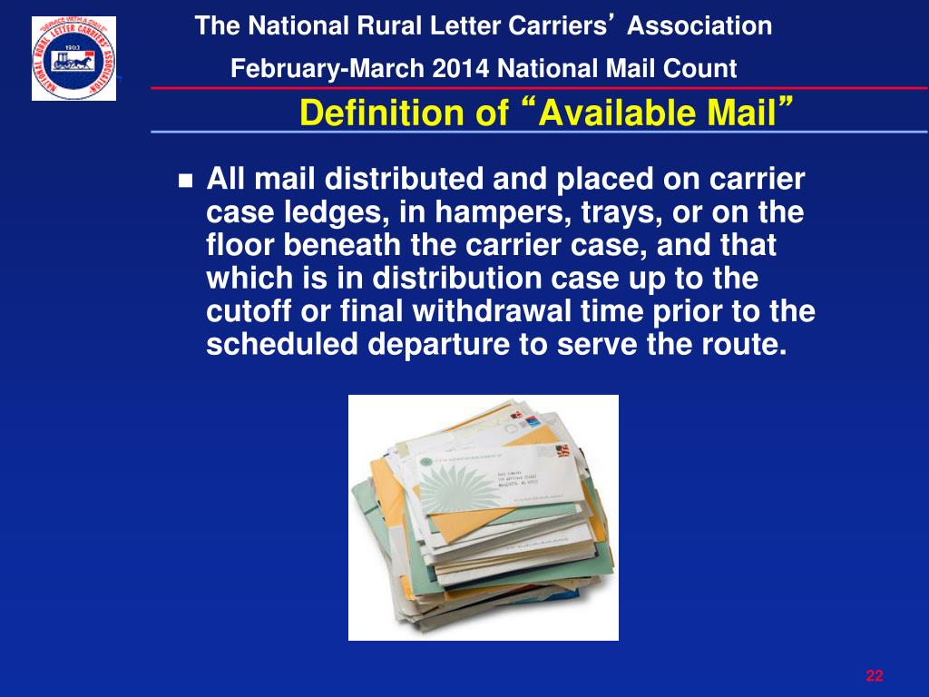 PPT - NATIONAL RURAL LETTER CARRIERS ’ ASSOCIATION February-March 2014 ...