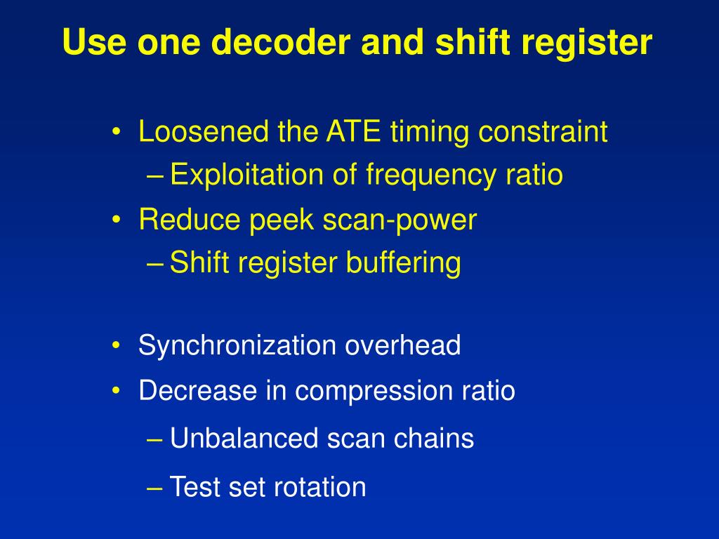 Ppt Integrated Test Data Compression And Core Wrapper Design For Low Cost System On A Chip