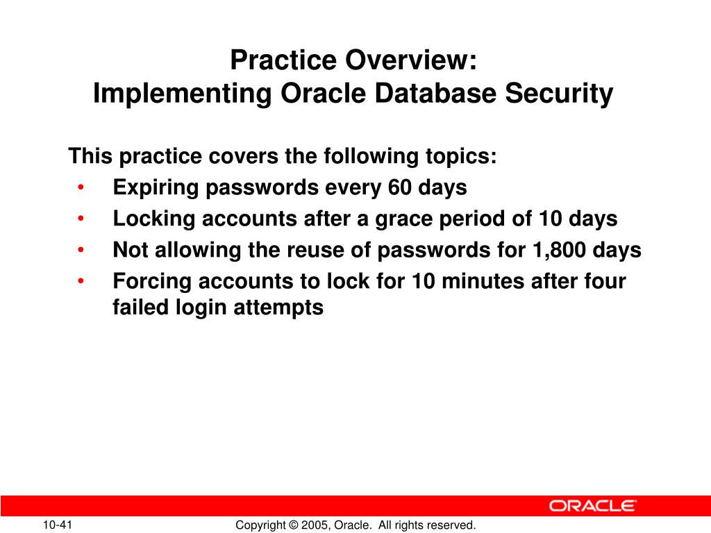 Ppt Implementing Oracle Database Security Powerpoint Presentation Free Download Id3392563