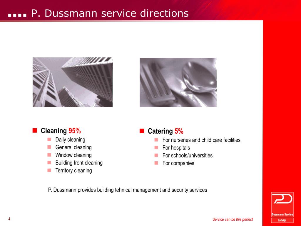 PPT - SIA ‘‘P. Dussmann“ Kr. Barona 32, R iga, Latvija, LV 1011 e-mail ...