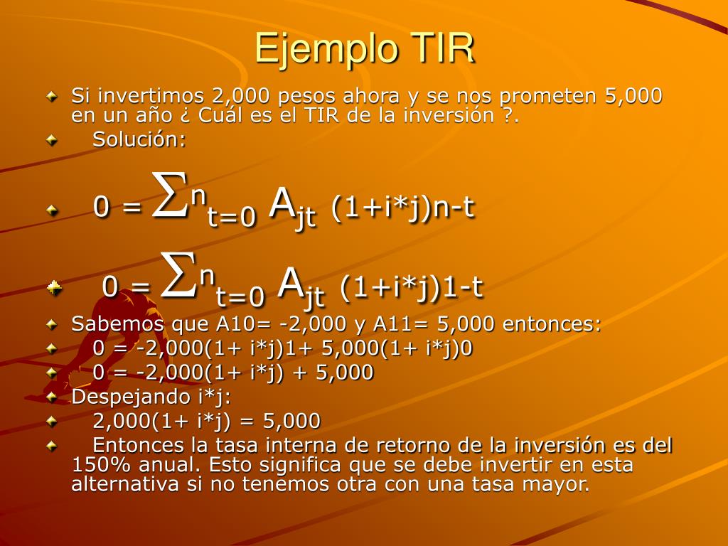 PPT - EVALUACION ECONOMICA DE PROYECTOS II. PowerPoint Presentation ...