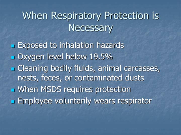 PPT - Respiratory Protection Program PowerPoint Presentation - ID:3393293