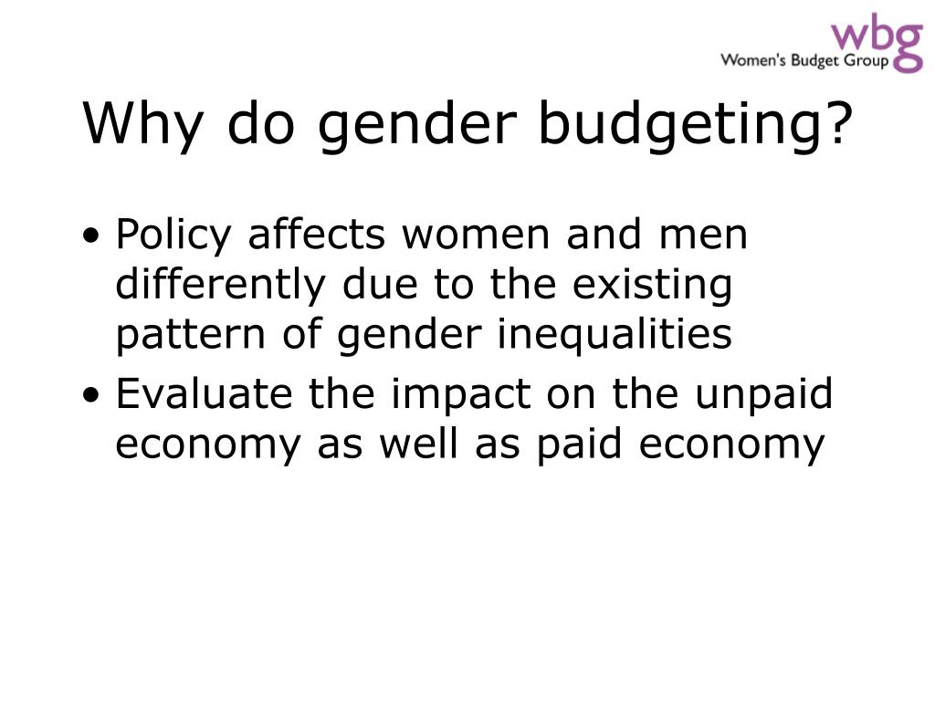 PPT - An Introduction to Gender Budgeting and the Experience of the UK ...