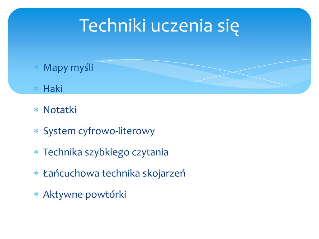 PPT - Jak efektywnie się uczyć? PowerPoint Presentation, free download ...
