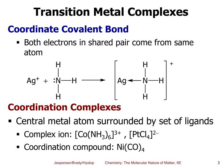 PPT - Chapter 22: Metal Complexes PowerPoint Presentation - ID:3393689