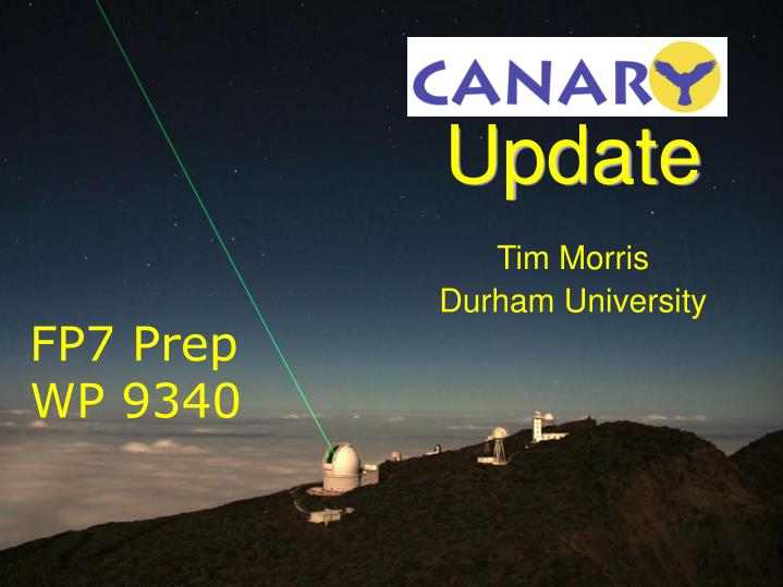 PPT - Update Tim Morris Durham University PowerPoint Presentation, free ...