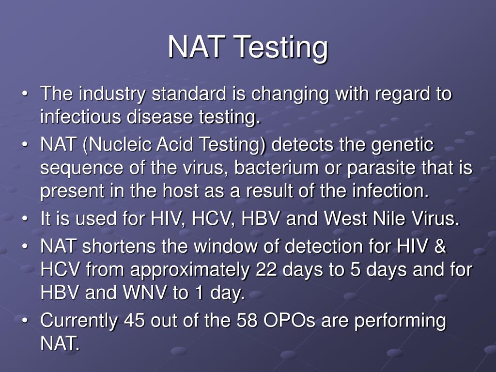 PPT - Organ Donor Infectious Disease Testing Education PowerPoint ...