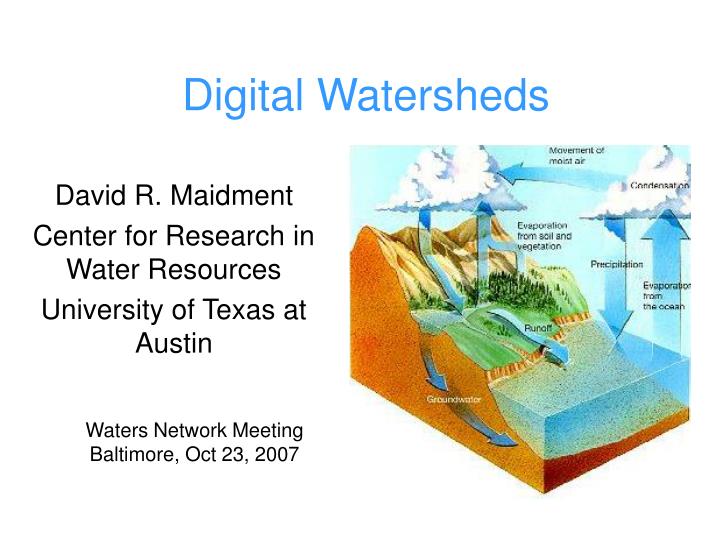PPT - Digital Watersheds PowerPoint Presentation, free download - ID ...