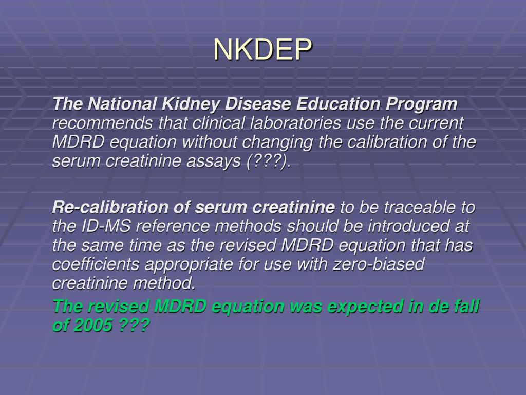 PPT - Kritisch bekeken : creatinine bepaling en creatinine klaring in ...