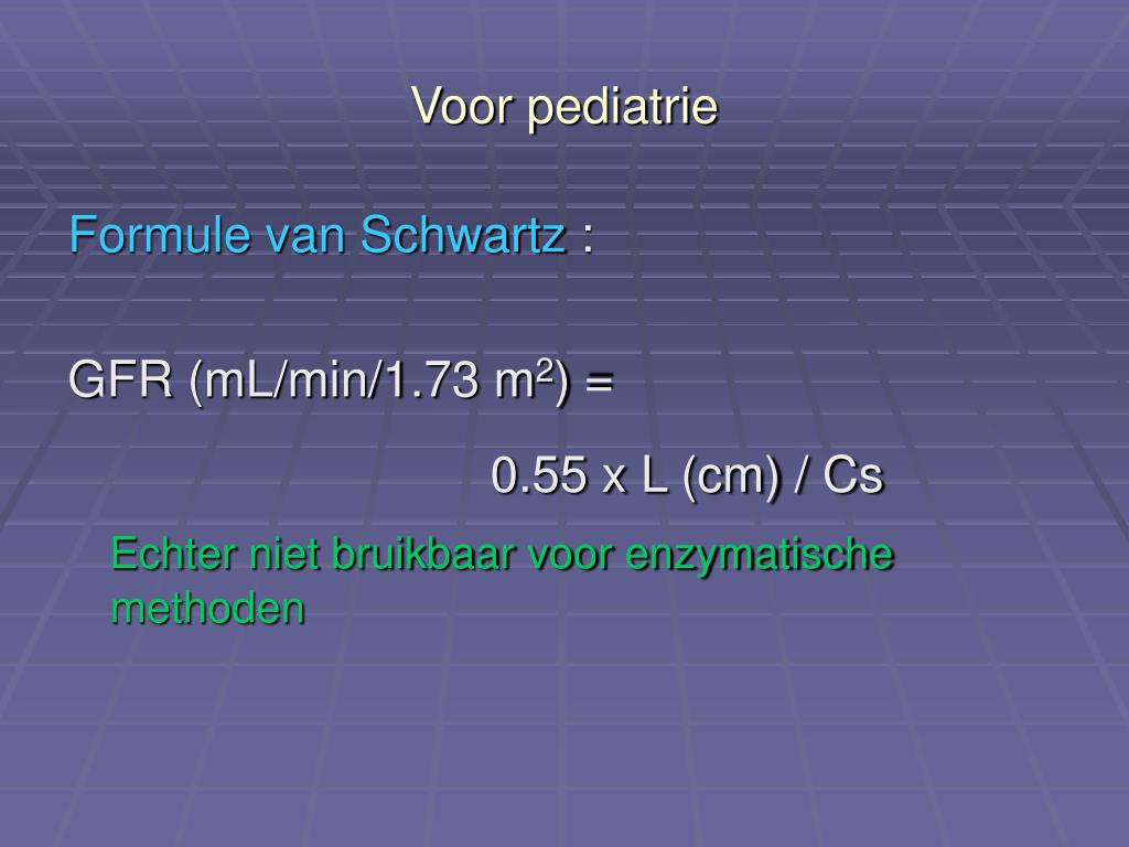 PPT - Kritisch bekeken : creatinine bepaling en creatinine klaring in ...