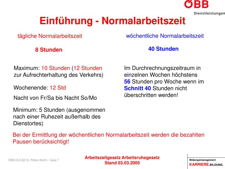 PPT - Arbeitszeitgesetz PowerPoint Presentation - ID:3394771