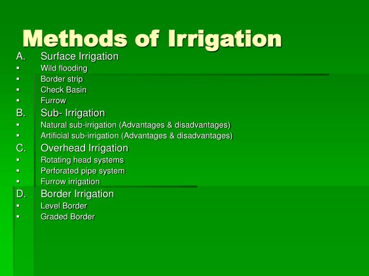 PPT - AGE 506 IRRIGATION ENGINEERING PowerPoint Presentation - ID:3394794