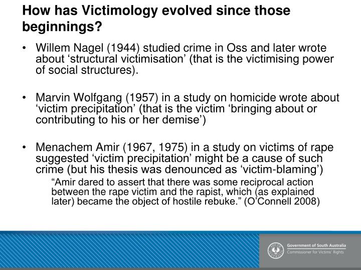 PPT - History of Victimology PowerPoint Presentation - ID:3394831