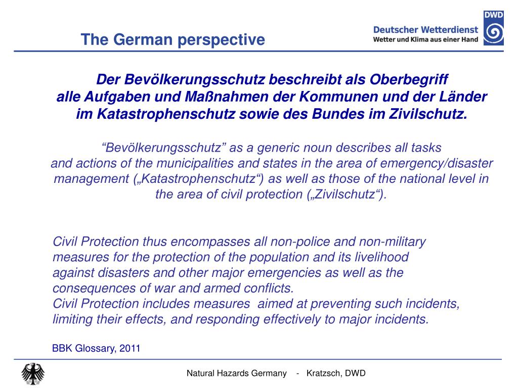 PPT - Natural Hazards and Disaster Prevention in Germany PowerPoint ...