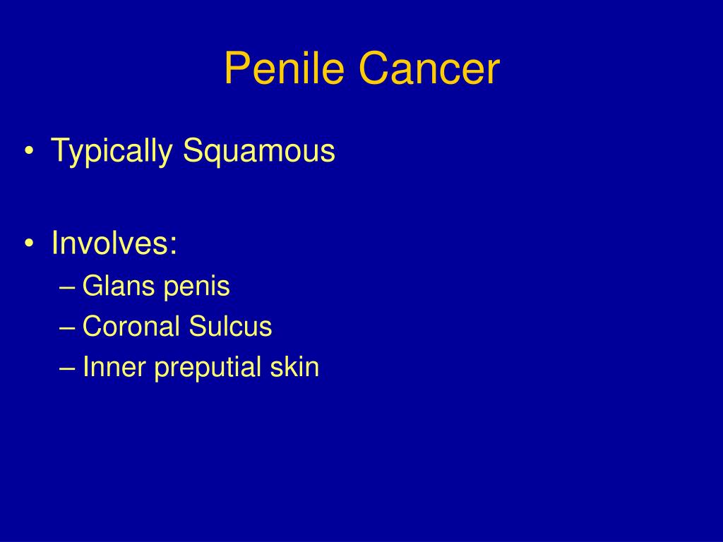 PPT - Surgery of Penile and Urethral Carcinoma PowerPoint Presentation ...
