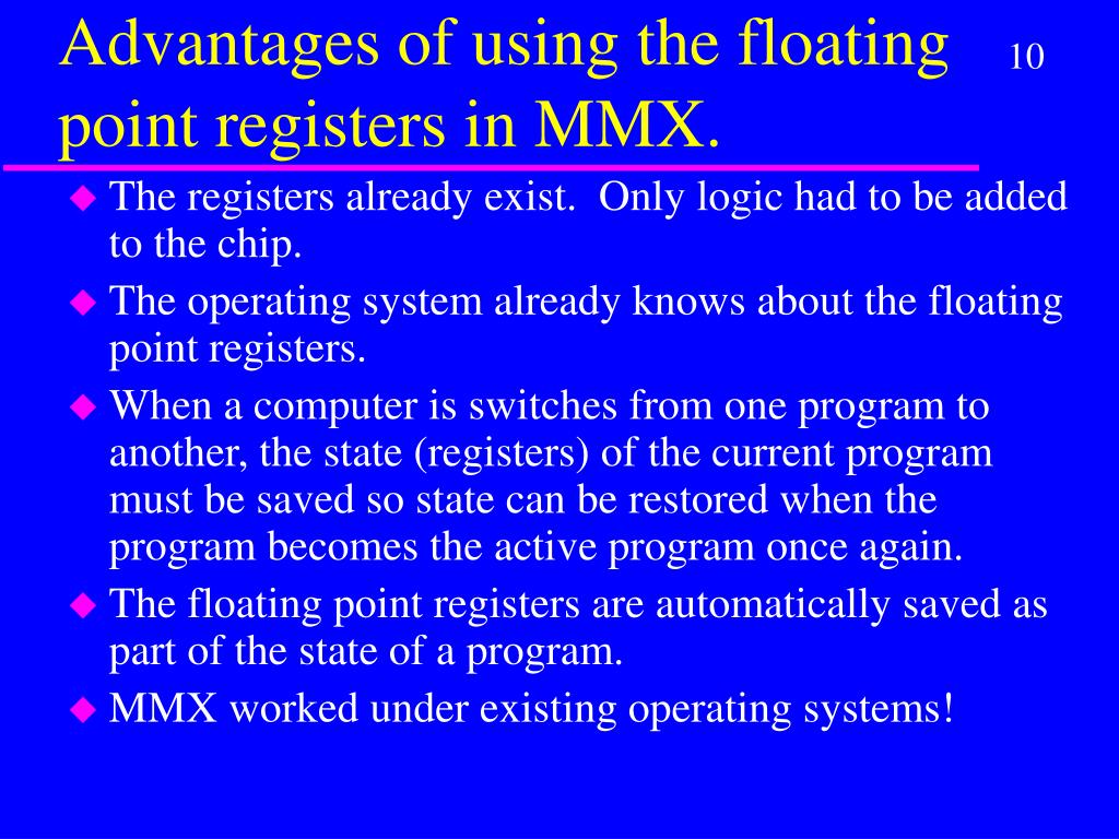 PPT - Introduction to MMX, XMM, SSE and SSE2 Technology PowerPoint Presentation - ID:3396314