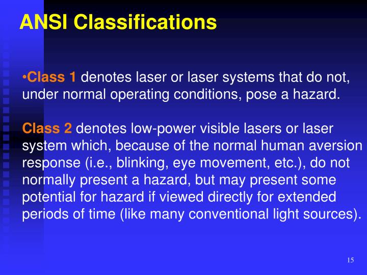 PPT - Basic Laser Safety Training PowerPoint Presentation - ID:3396620