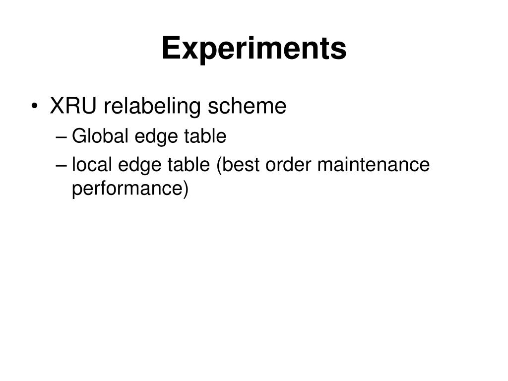 Ppt Querying And Maintaining Ordered Xml Data Using Relational Databases Powerpoint