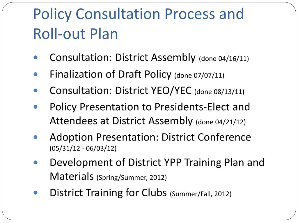 PPT - Rotary District 6330 Child and Youth Protection Policy Adoption ...