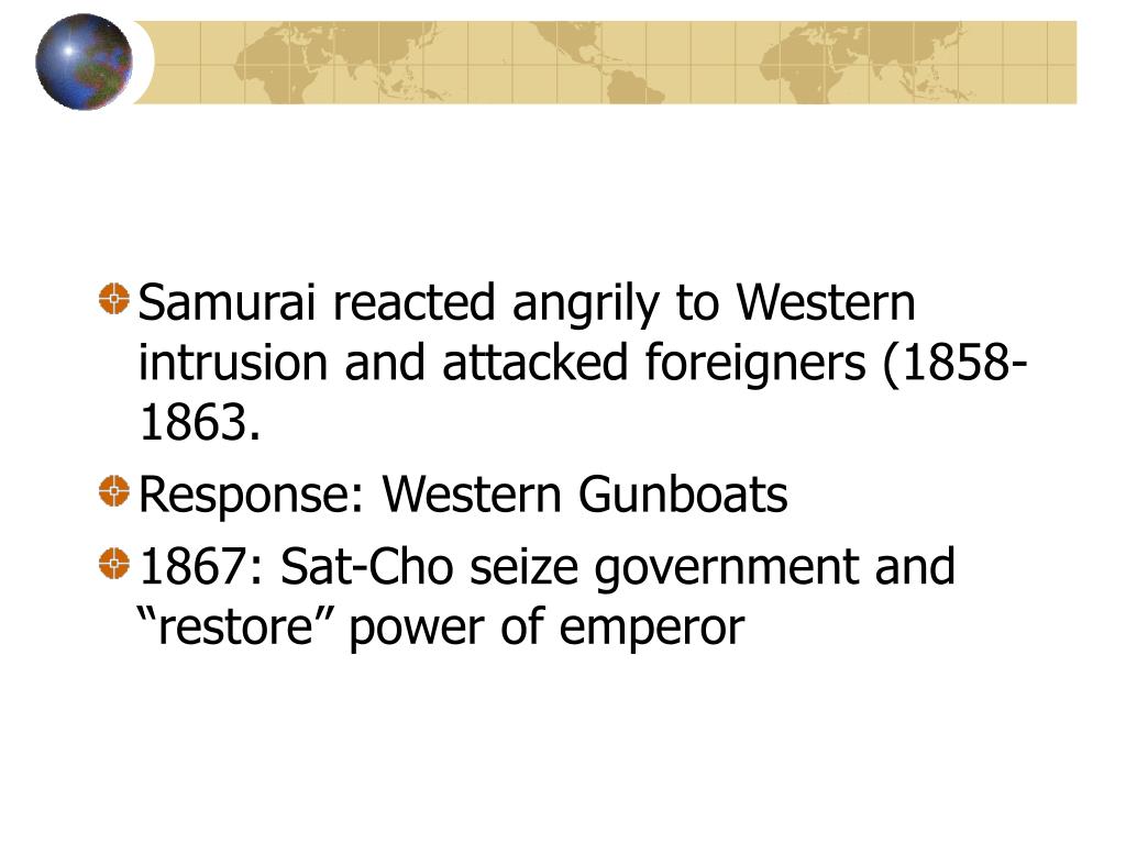 PPT - Japan, Westernization, and Meiji Restoration PowerPoint ...