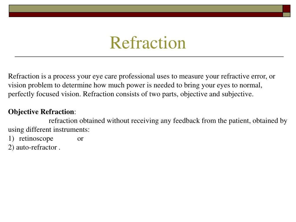 PPT - Optics and refraction for 5 th year medical students Mutaz ...