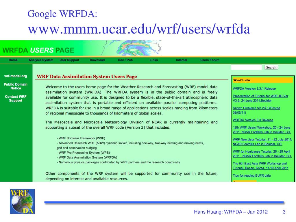 PPT - Acknowledge: NCAR/NESL/MMM/DAS, NCAR/RAL/JNT/DAT, AFWA, USWRP, NSF-OPP, NASA, AirDat, PSU ...