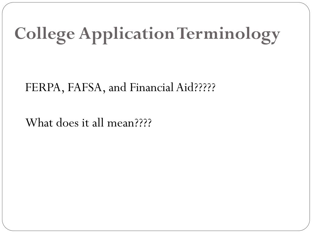 PPT - College Night for Senior Parents PowerPoint Presentation, free ...