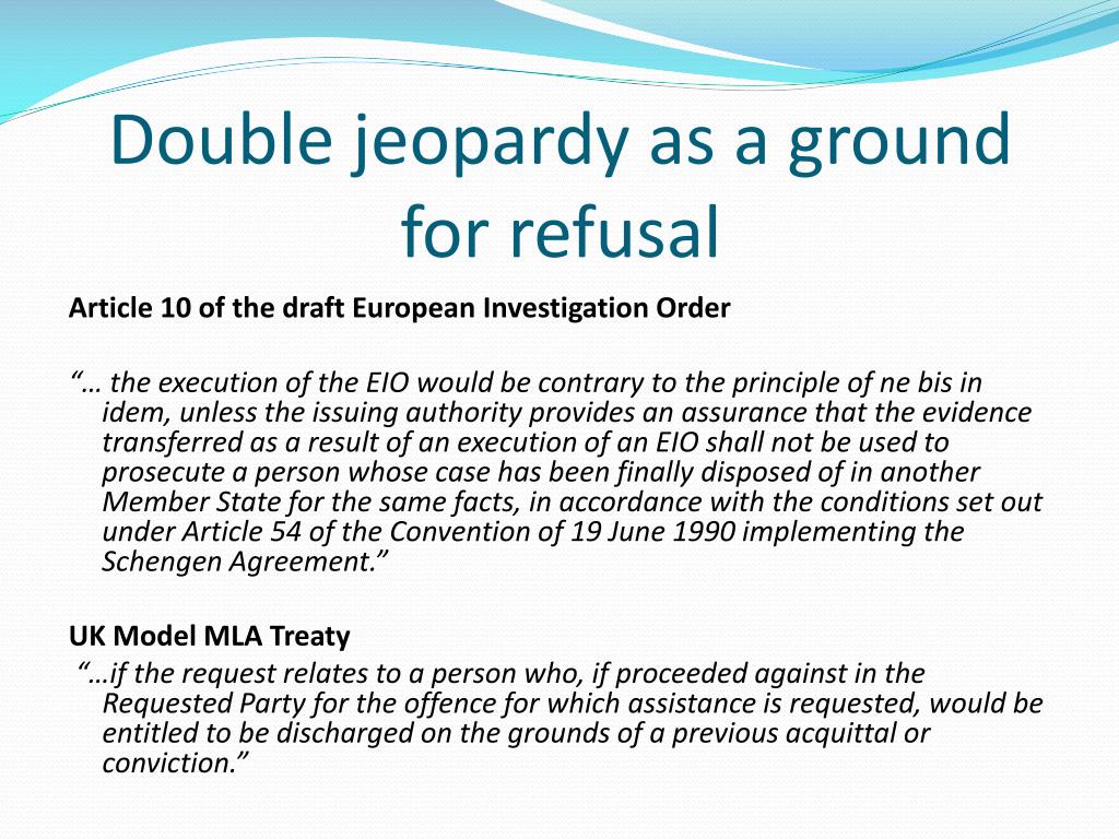 PPT - Double jeopardy and Mutual Legal Assistance PowerPoint ...