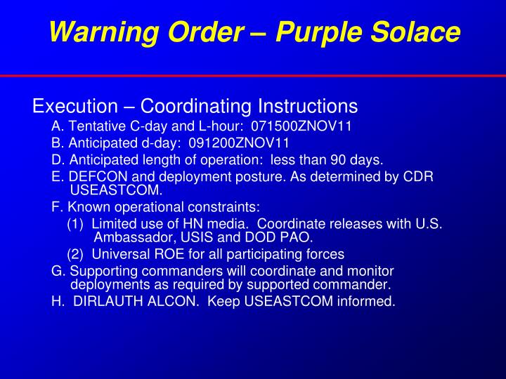 PPT - Commander’s Guidance Lesson 9 PowerPoint Presentation - ID:3398622