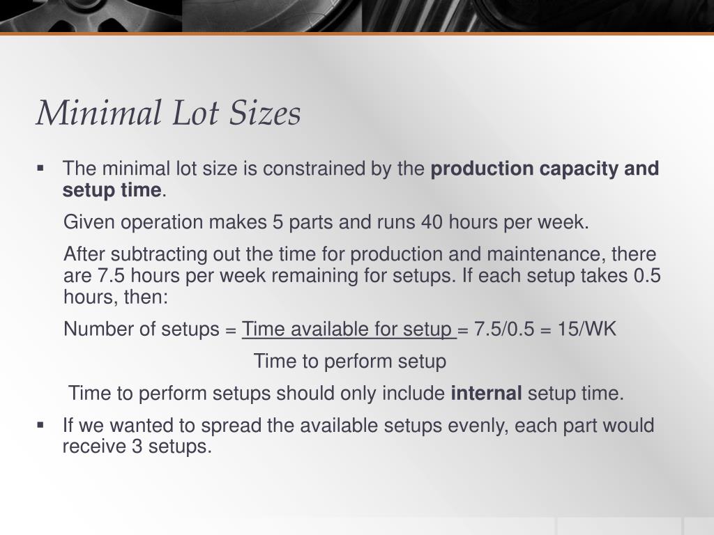PPT - PRODUKSI LOT KECIL PowerPoint Presentation, free download - ID ...