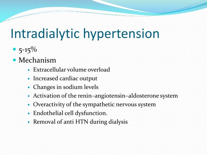 PPT - The Management of Hypertension In Hemodialysis Patients ...