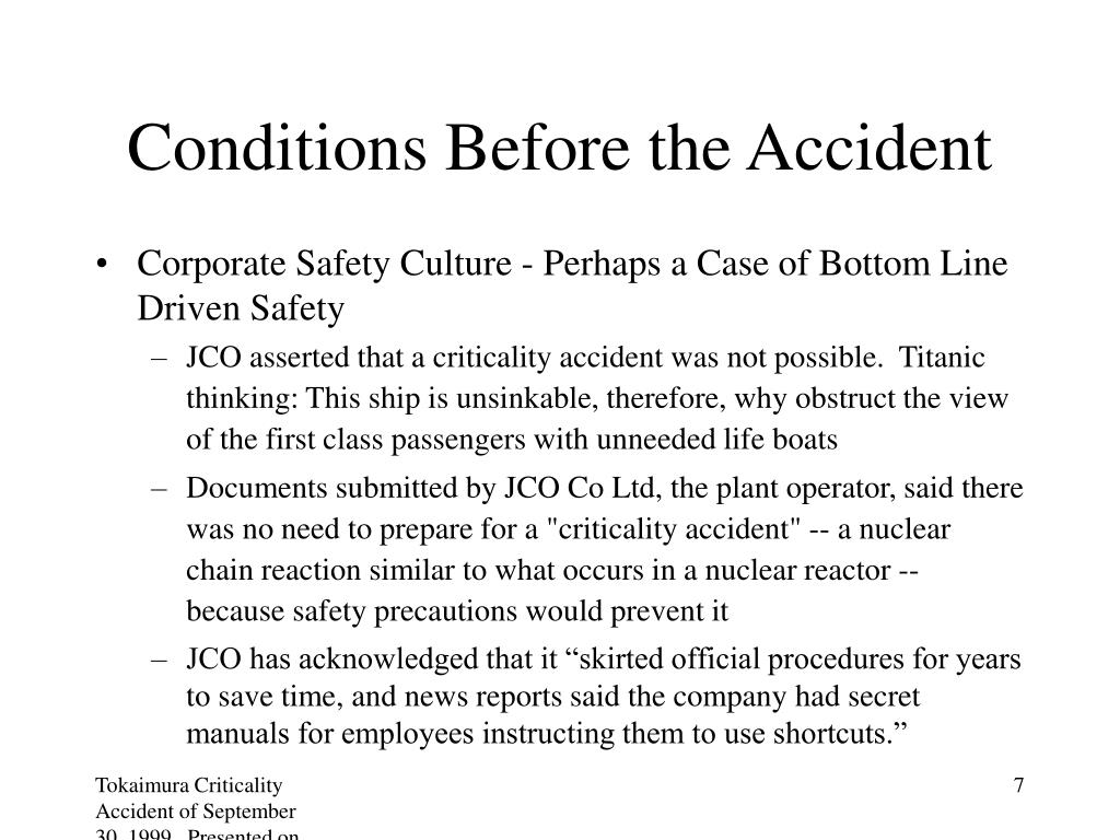 PPT - Tokaimura Criticality Accident of September 30, 1999 PowerPoint ...